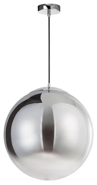 Nova Luce Závěsné svítidlo LAZIONE kouřové sklo, 40cm, E27 1x12W