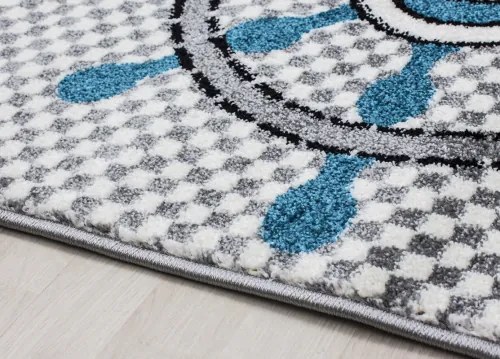 Koberce Breno Kusový koberec KIDS 510 Grey, Vícebarevné, 120 x 170 cm