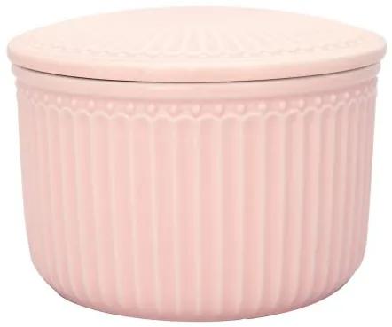 GreenGate Porcelánová kuchyňská dóza Alice Pale Pink-1000ml