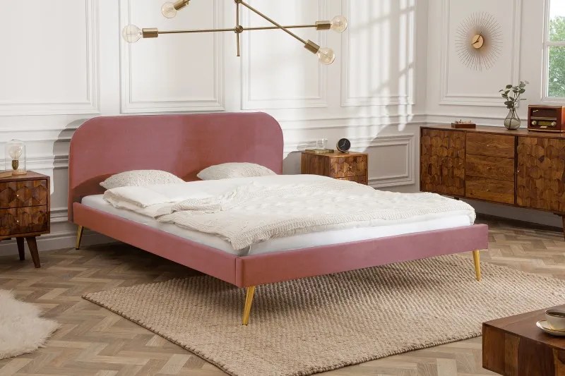 Postel Famous 140x200cm Pink Gold