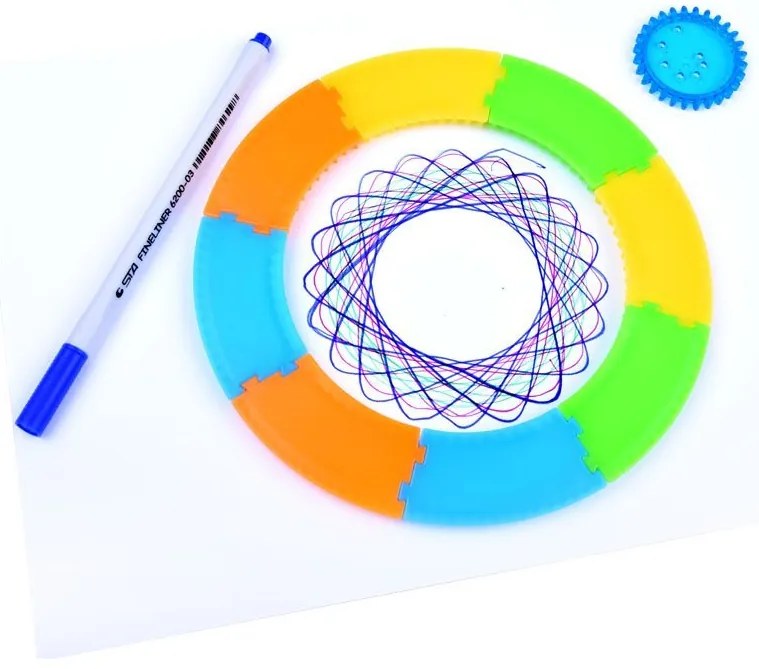 JOKO Spirograf sada pro tvorbu vzorů Designer