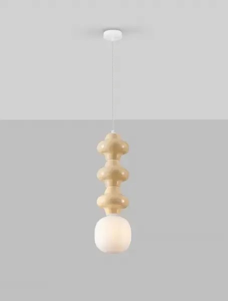 LED žluto-bílá designová svítilna Clio
