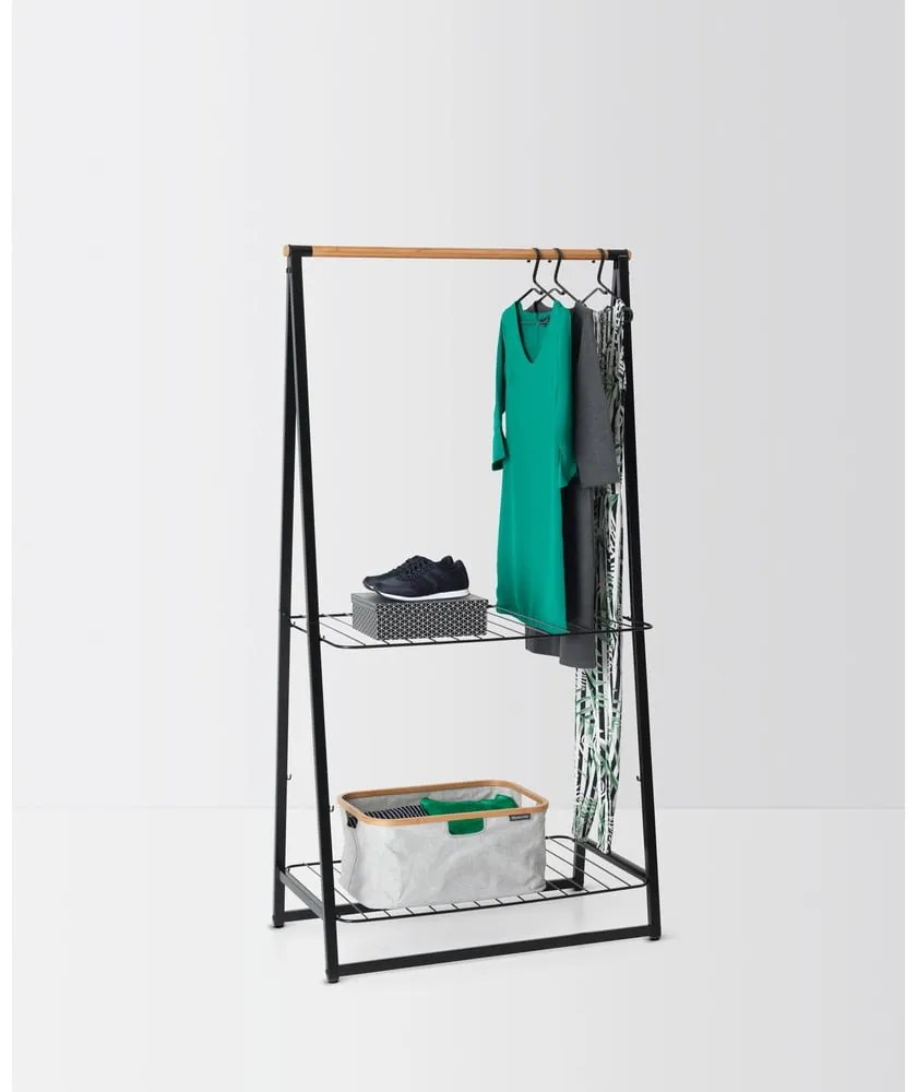 Černý ocelový stojan na oblečení Linn – Brabantia