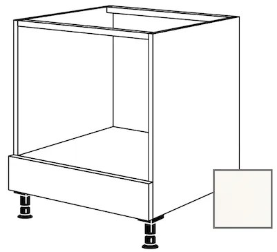 Kuchyňská skříňka spodní Naturel Erika24 pro troubu 60x87x56 cm bílá lesk 450.HUB