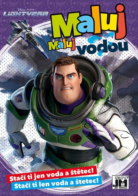JIRI MODELS Omalovánky A5 Maluj vodou! Rakeťák (Příběh hraček) 6