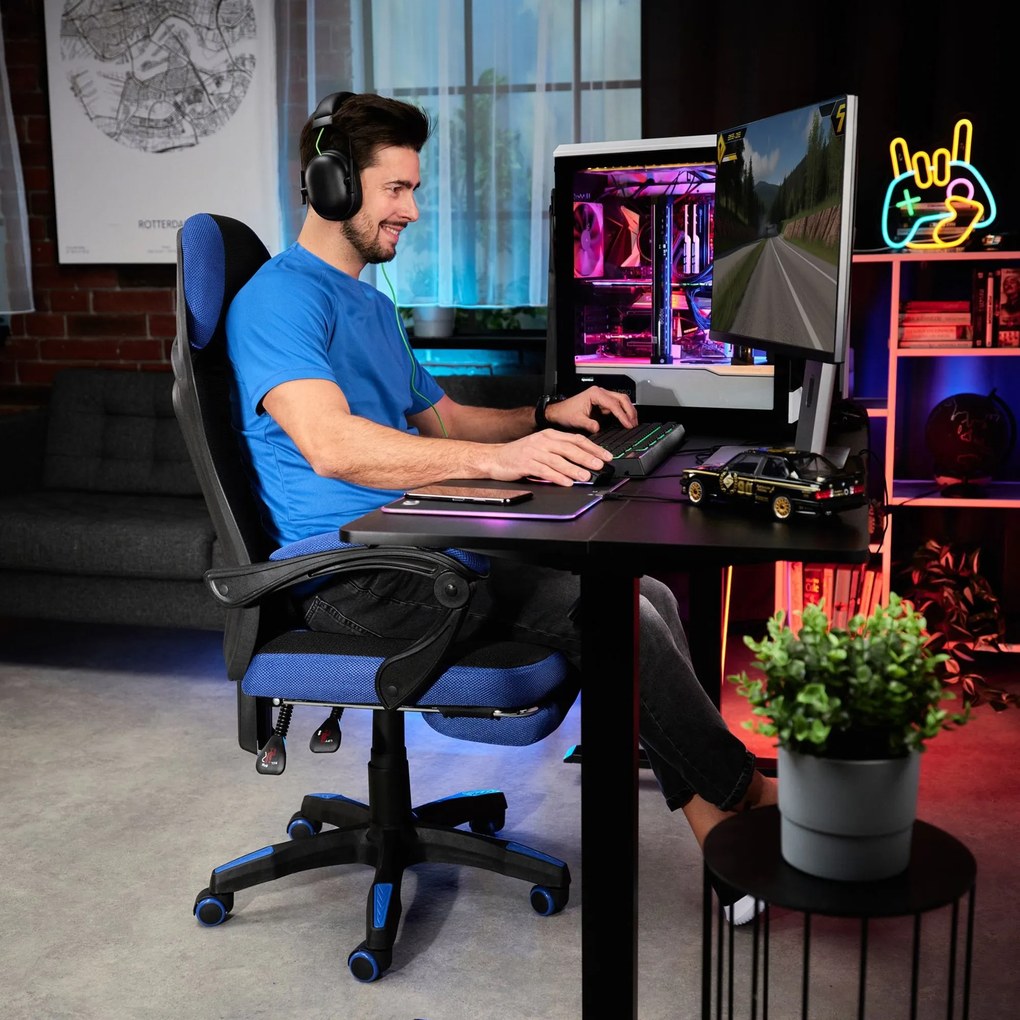 Herní židle Sporte modrá