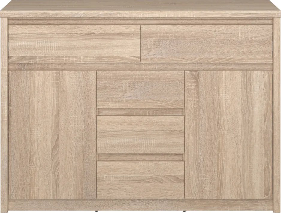 Komoda 2D5S, dub sonoma, NORTY TYP 10