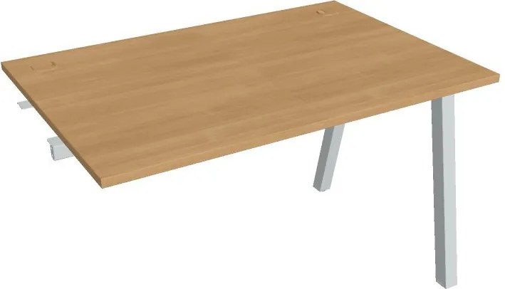 Hobis Kancelářský stůl k řetězení Hobis USA 1200R, deskaakát, černá černá