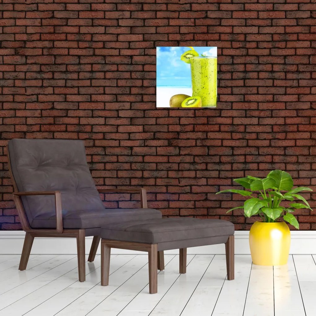 Obraz - kiwi smoothie (30x30 cm)