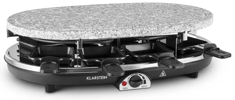Klarstein Steaklette, raclette gril, 1500 W, granitová deska, pro 8 osob
