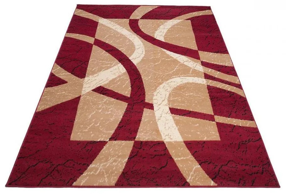 Kusový koberec PP Max vínový 130x190cm