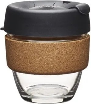 Cestovní hrnek s víčkem KeepCup Brew Cork Edition Black, 227 ml