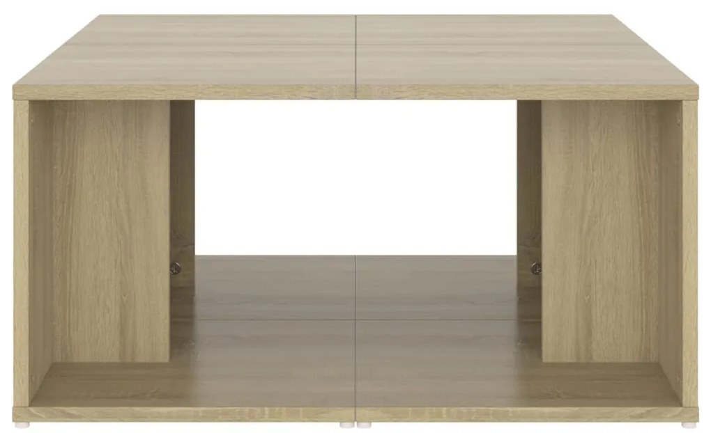 Konferenční stolky 4 ks dub sonoma 33 x 33 x 33 cm dřevotříska - Default Title