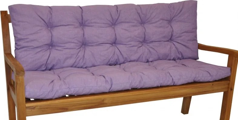 Axin Trading Polstr na zahradní lavičku 150x50 cm (sada) Polstr: Světle zelený melír