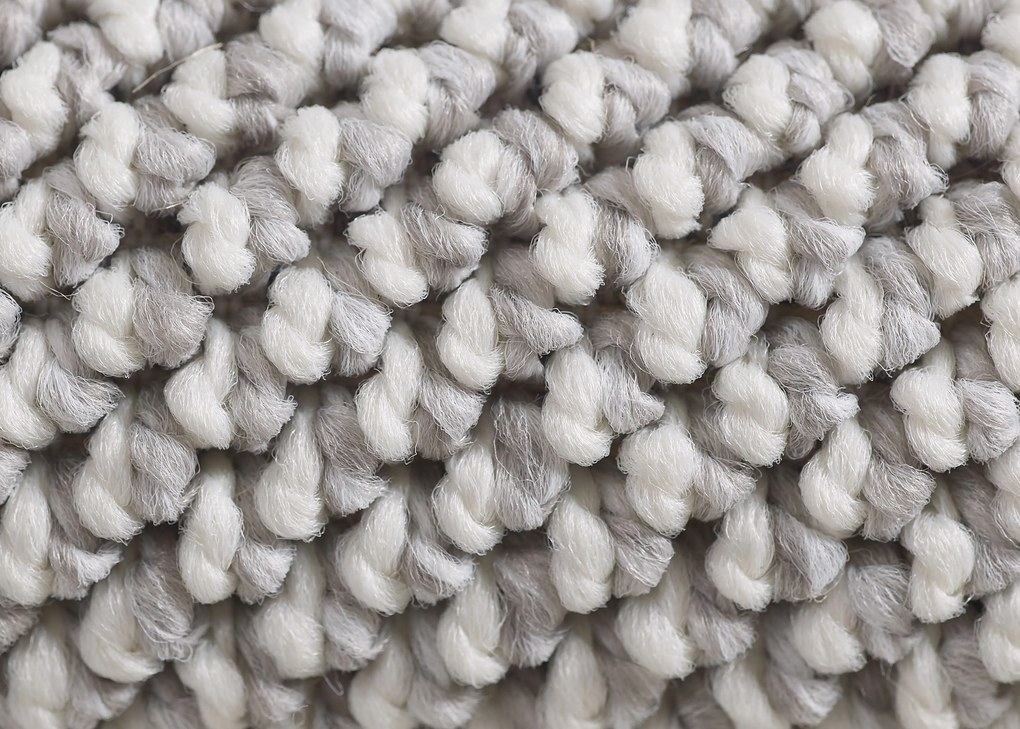 Ayyildiz, Kusový koberec Loom 4300 Silver, 60x100, šedá, obývací pokoj