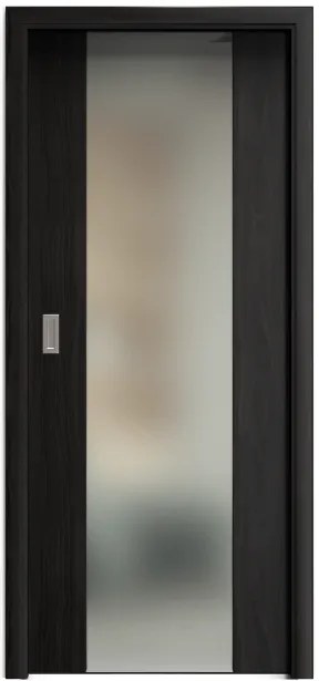 SAPELI HARMONIE KOMFORT M40 - CPL LAMINÁT - POSUVNÉ DVEŘE VČ. ZÁRUBNĚ - Ořech královský Průchozí šířka (cm): 90, Průchozí výška (cm): 197