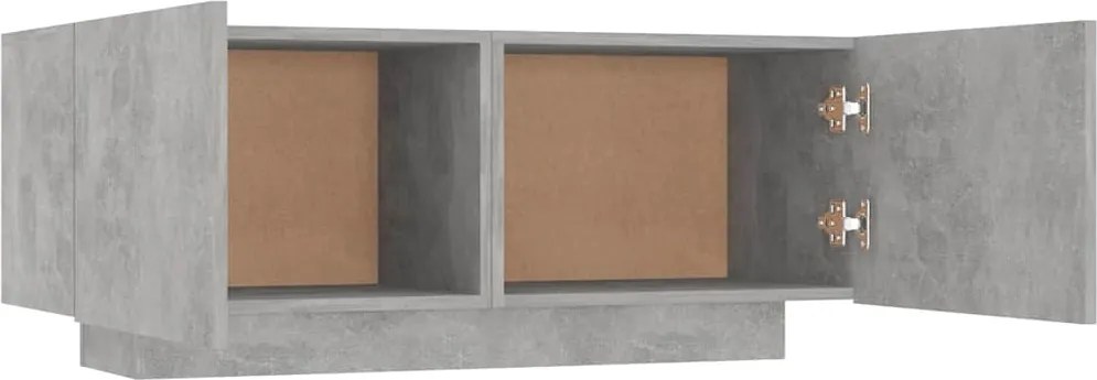 Noční stolek betonově šedý 100 x 35 x 40 cm kompozitní dřevo 3082769
