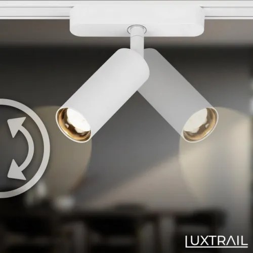 Lištové LED svítidlo BRILONER Luxtrail 48V spot 5W nastavitelné bílé 8031016