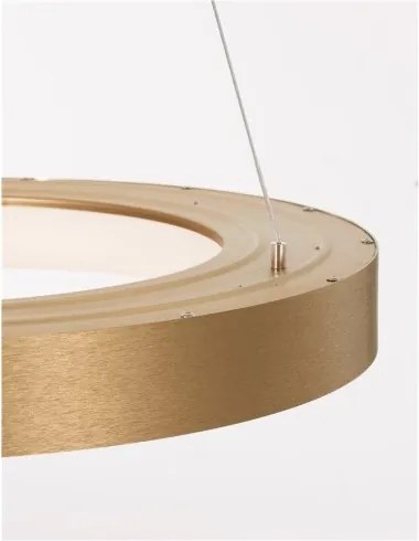 Závěsné LED svítidlo NOVA LUCE RANDO THIN 50W 3000K 9453454 stmívatelné Triac