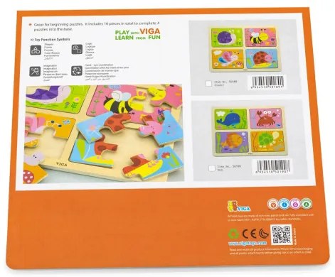 Puzzle na podstavci 4v1 Viga 50190 moře