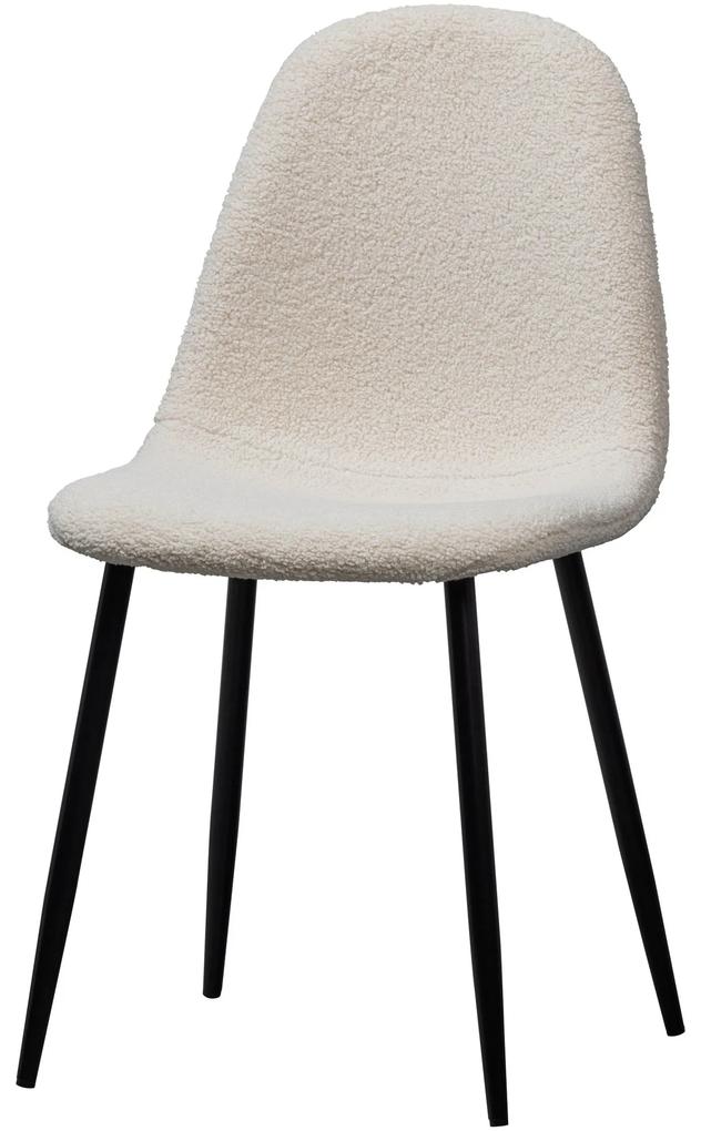 WOOOD Sada 2 kusů jídelních židlí MARIJE bílá