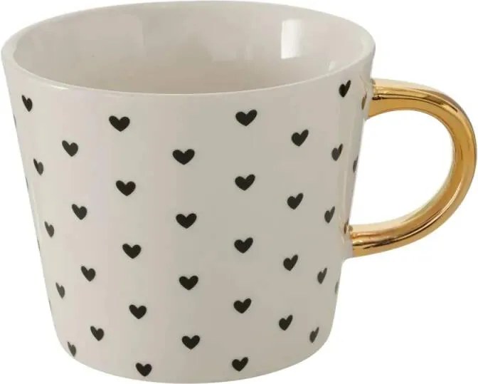 Porcelánový hrnek 310 ml - se srdíčky