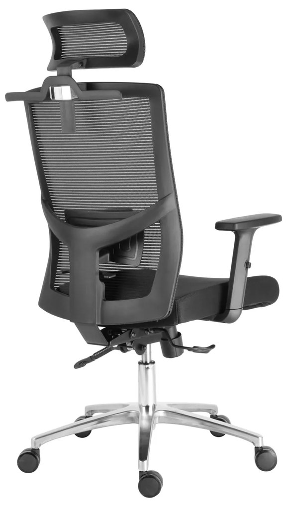 Ergonomická kancelářská židle ERGODO AVILA - černá síťovina / nosnost 150 kg