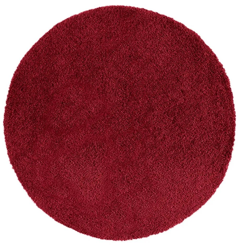 Vínový kulatý koberec Universal Norge, ⌀ 80 cm