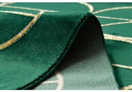 koberec EMERALD výhradní 1010 glamour, stylový kruhovýy lahvově zelená / velikost 180x270 cm | krásné koberce cz