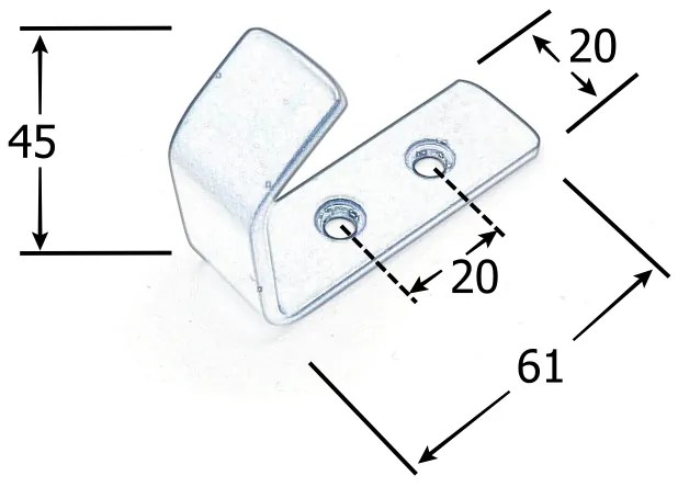 In-Design Nábytkový věšák Lina černý matný malý