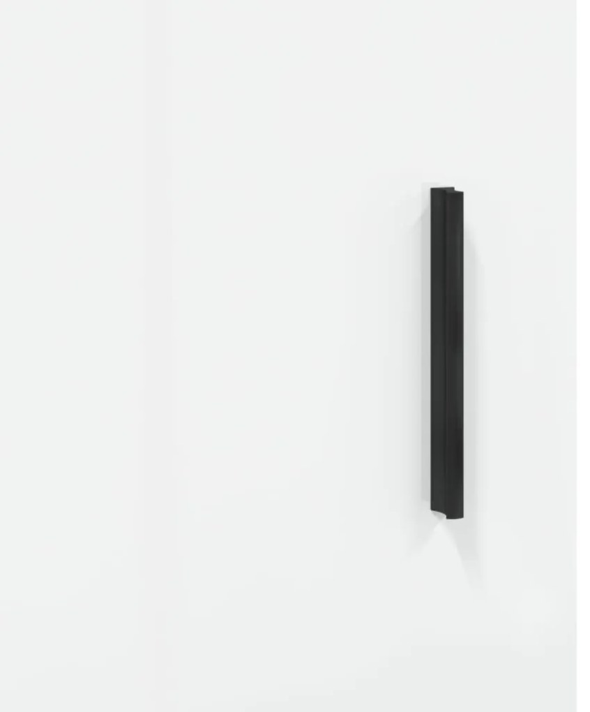 vidaXL Skříň highboard 34,5 x 34 x 180 cm kompozitní dřevo [3189653] Barva: Černá