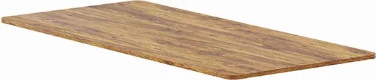 Lama Plus Deska stolu ERGODESK — 160x75x1,8 cm, laminovaná dřevotříska dub rustikal