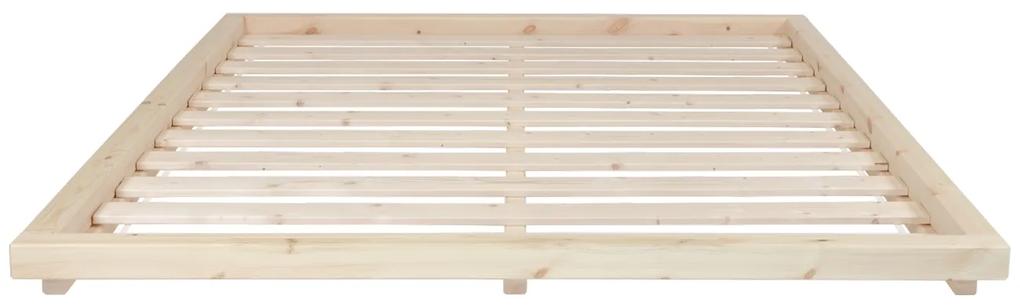 Dřevěná dvoulůžková postel Karup Design Dock 160 x 200 cm