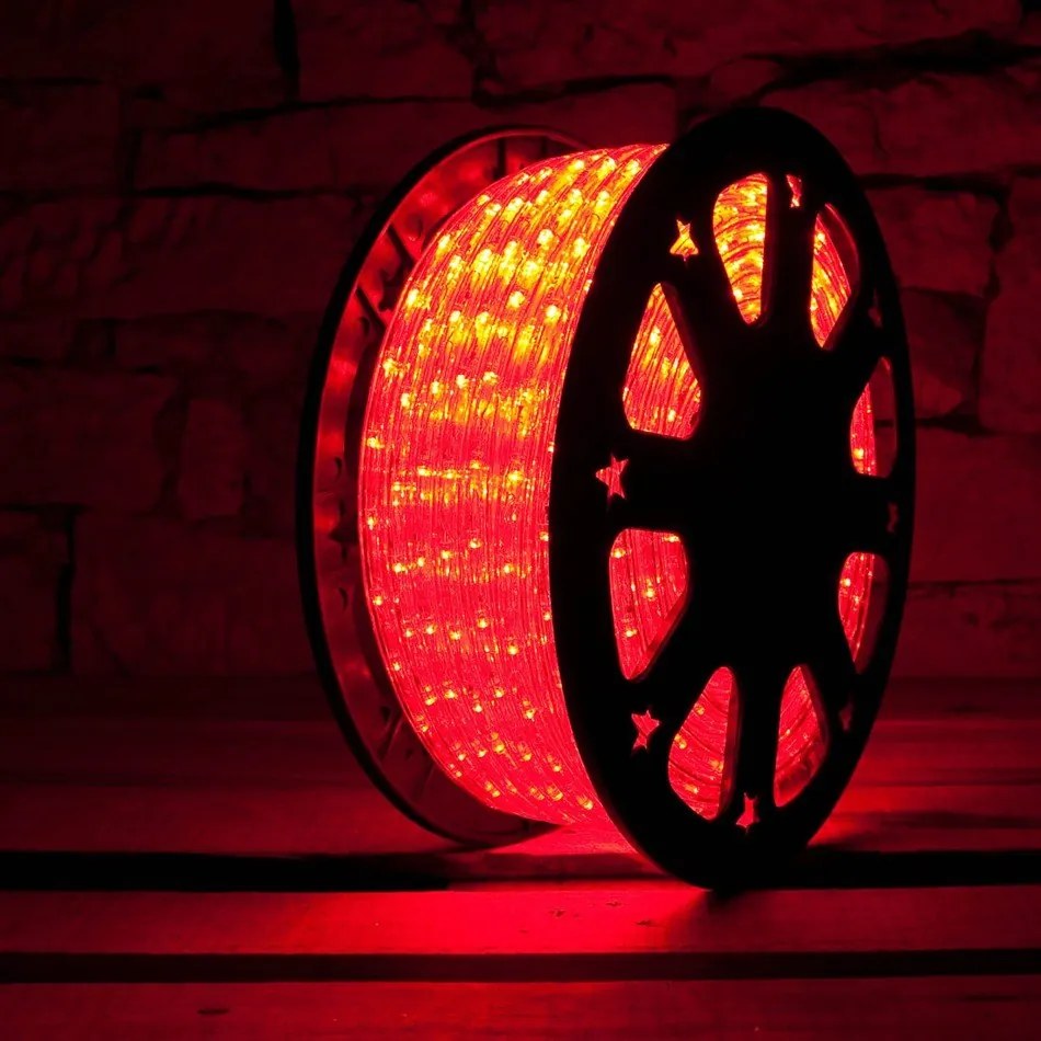 Easy Fix LED hadice venkovní, 1 m, červená, 30 diod, IP44, metráž