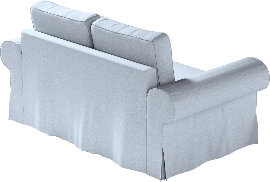 Potah na pohovku IKEA Backabro 2-místná, rozkládací barva modrá látka pletený vzor