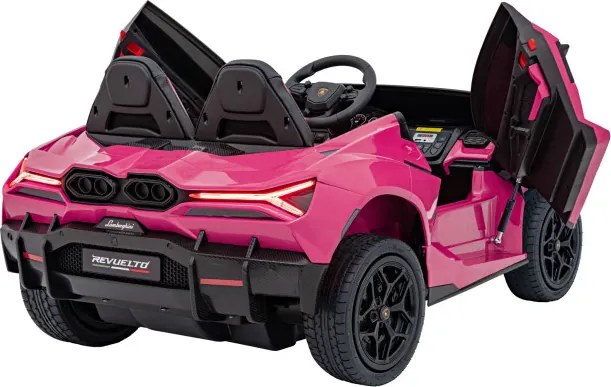 Elektrické autíčko Lamborghini Revuelto XL STRONG růžové