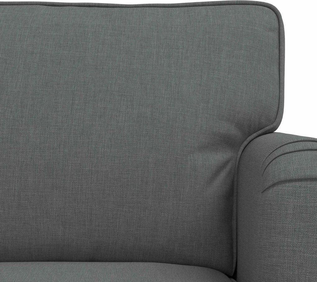 Set pohovek 2 ks Tmavě šedá textil 3407561