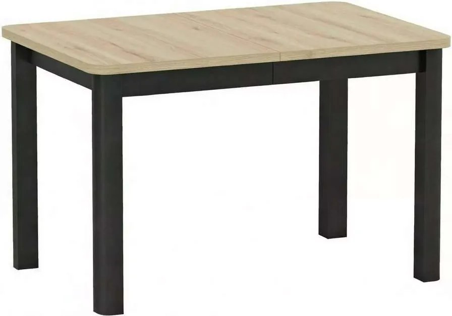 Jídelní stůl Snyder 120, dub artisan / černá