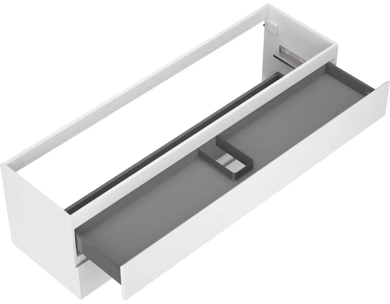Mexen Orio, koupelnová skříňka 160 cm, 2 zásuvky, bílá matná, 91A10-16047-2-BFF01