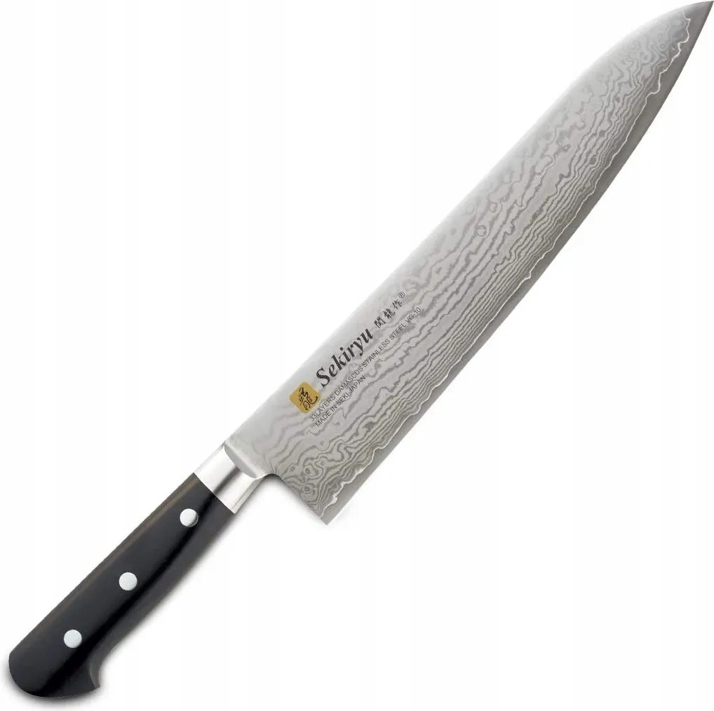Japonský nůž Chef/Gyuto 240 mm Sekiryu VG10 Damascus