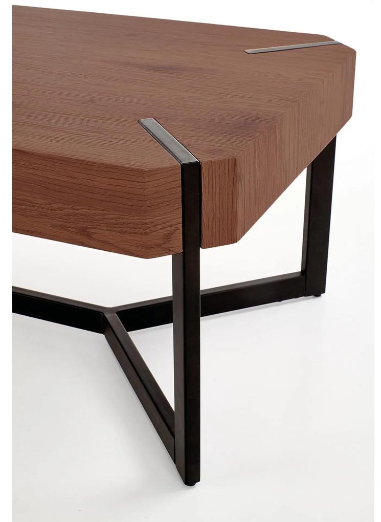 Konferenční stolek Ladolce (ořech + černá). 1092453
