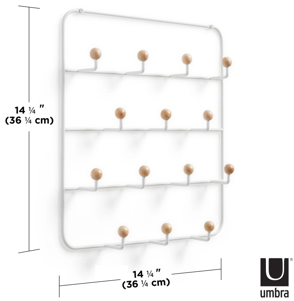 Věšák na dveře či stěnu Umbra Estique Organizer | černá