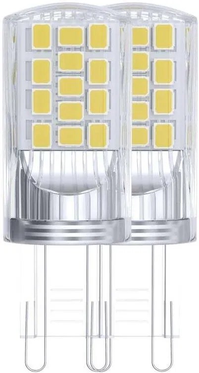 Led žárovka emos led žárovka classic jc 4w g9 teplá bílá 2 ks