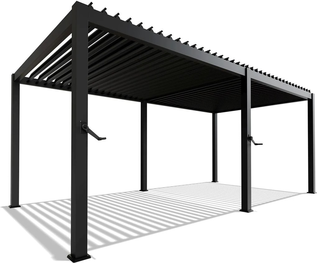 Juskys Lamelová pergola Tahiti Velikost: 3 × 3 m