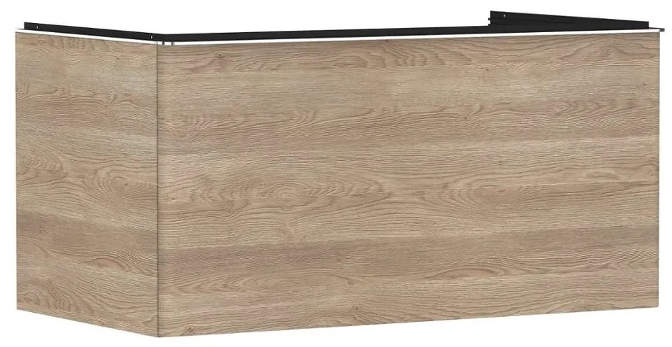 Hansgrohe Xelu Q - Umyvadlová skříňka, 50x98x55 cm, 1 zásuvka, přírodní dub/chrom 54060000