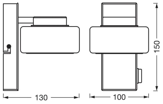 Ledvance - LED Koupelnové nástěnné svítidlo ORBIS FLAME LED/5,5W/230V IP44 bílá