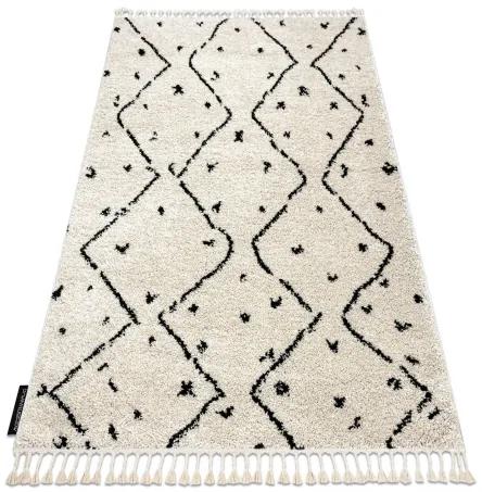Moderní kusový koberec BERBER TETUAN B751 krémový Rozměr: 80x150 cm
