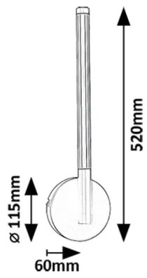 Rabalux 71167 - LED Nástěnné svítidlo NIVARO LED/6W/230V