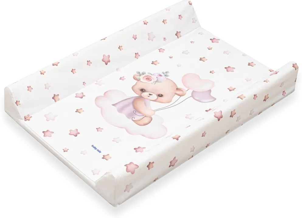 Přebalovací nástavec Baby Mix Medvídek 47x70cm růžová