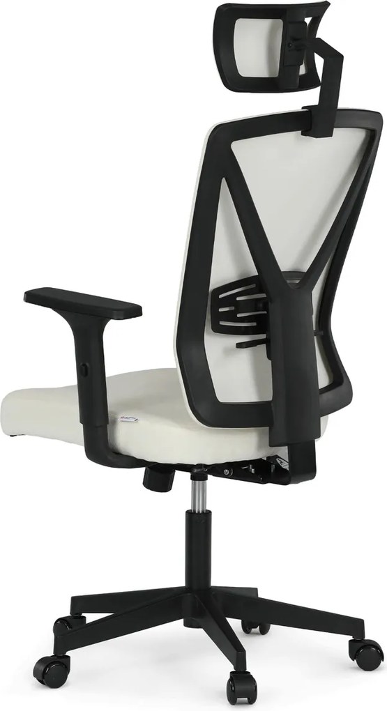 Ergonomická kancelářská židle ARLO - béžová látka